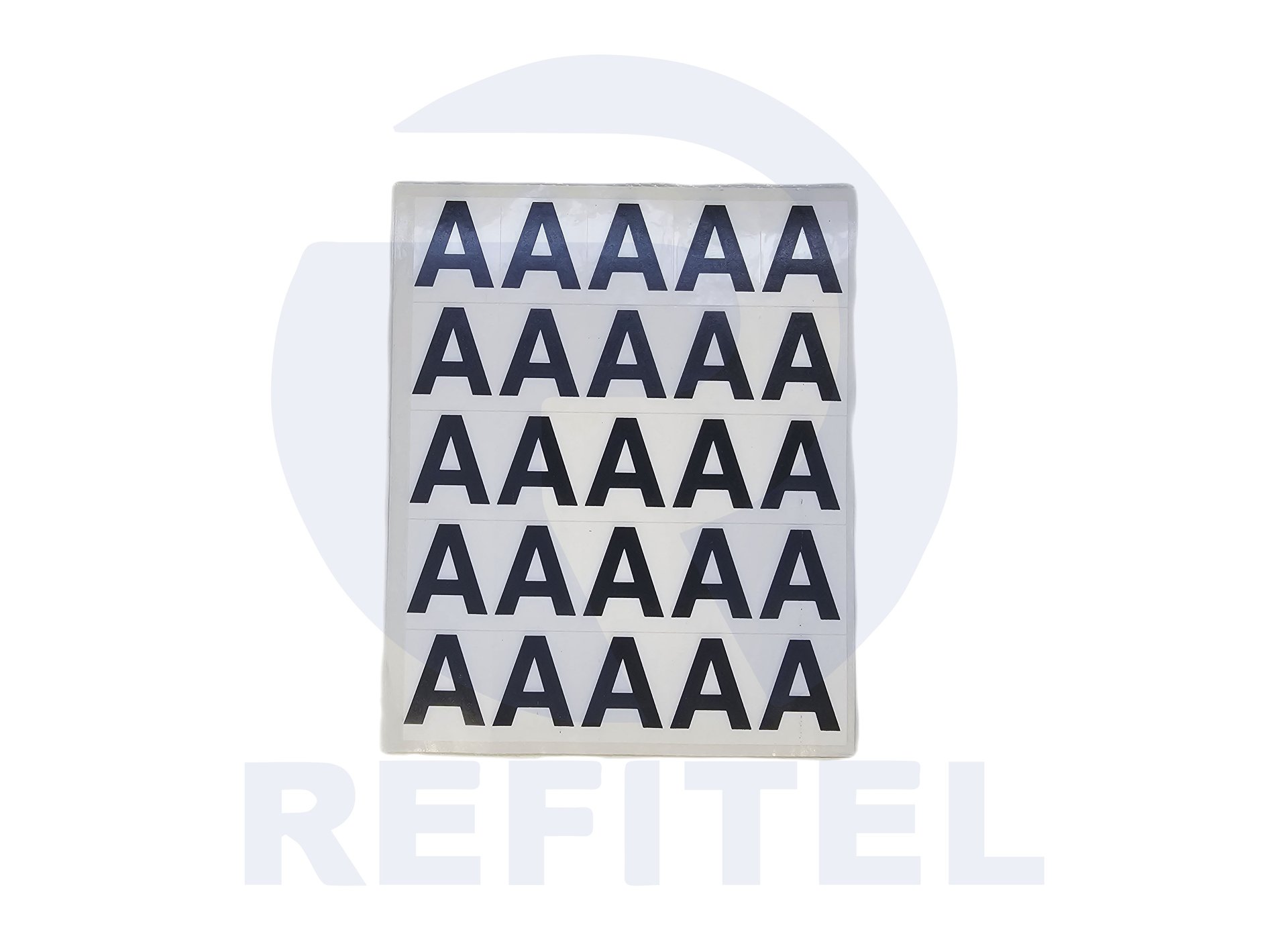 LETRA A 20MM (BOLSA 11 LAMINAS)